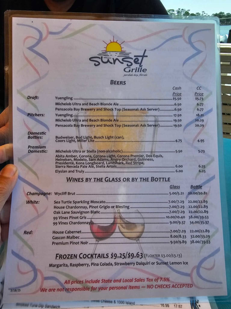 Sunset Grille - Perdido Key - Gulf Coast Journeys