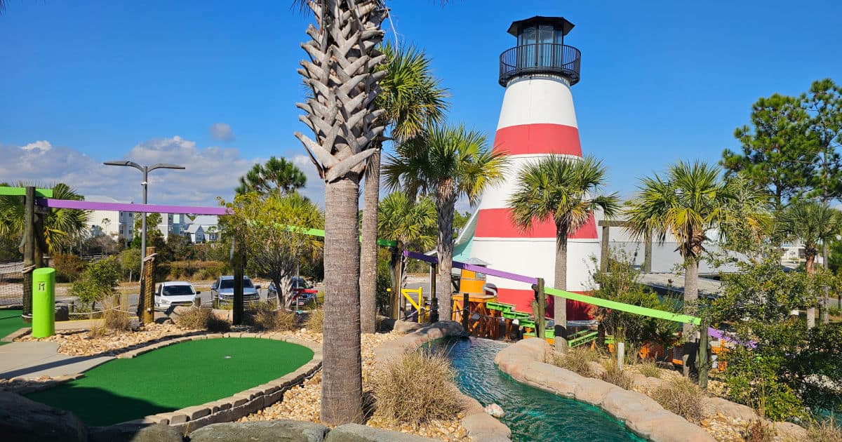 Beachside Mini Golf Orange Beach: 18 Holes + Mining Experience - Gulf ...